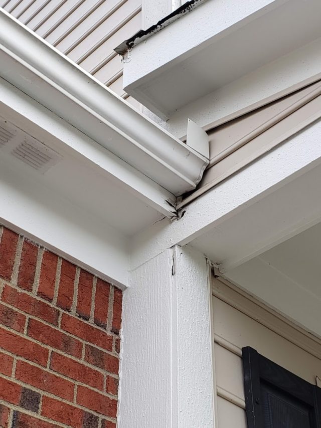 Leaky Seams: Miter joints and End caps - A+ Gutters & Drain